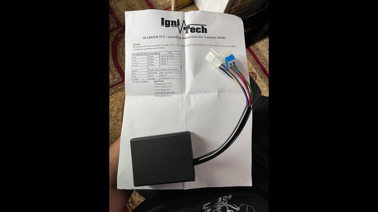 81 Yamaha SR185 Ignitech TCI - YouTube