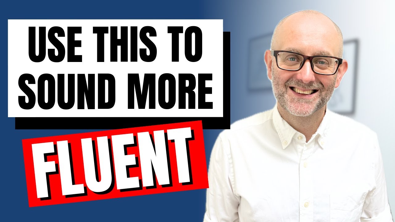 This 1 Simple Word Will Make You More Fluent! #speakenglish # ...