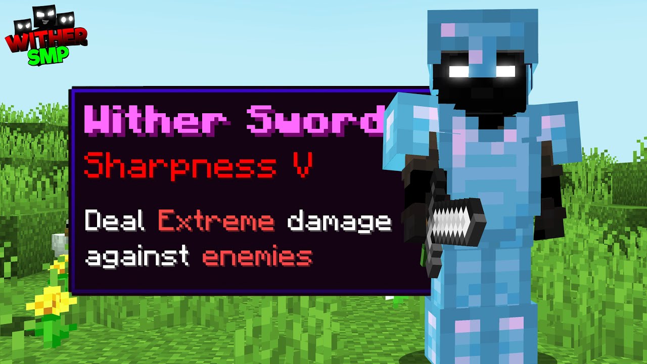 A WAR for Custom Minecraft SWORDS || Wither SMP - YouTube