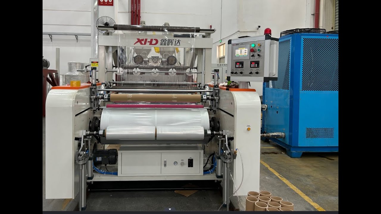 XHD-1000mm stretch film machine stretch film production line cast cling ...