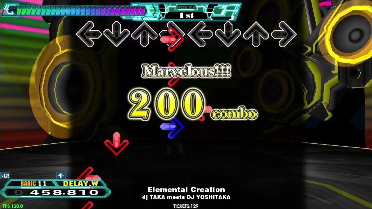 【LV11】DDR / Elemental Creation - BASIC DOUBLE with handclap - YouTube