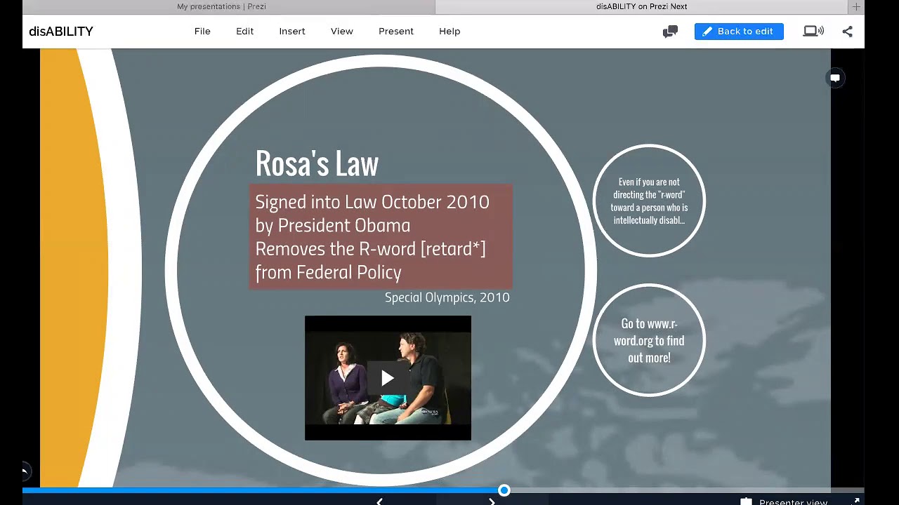 Respect and Rosa's Law - YouTube