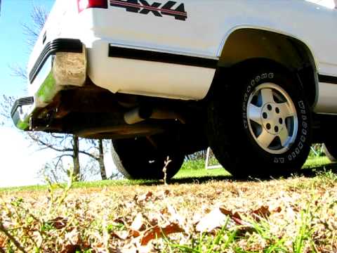 K1500 Trush Welded Muffler - YouTube