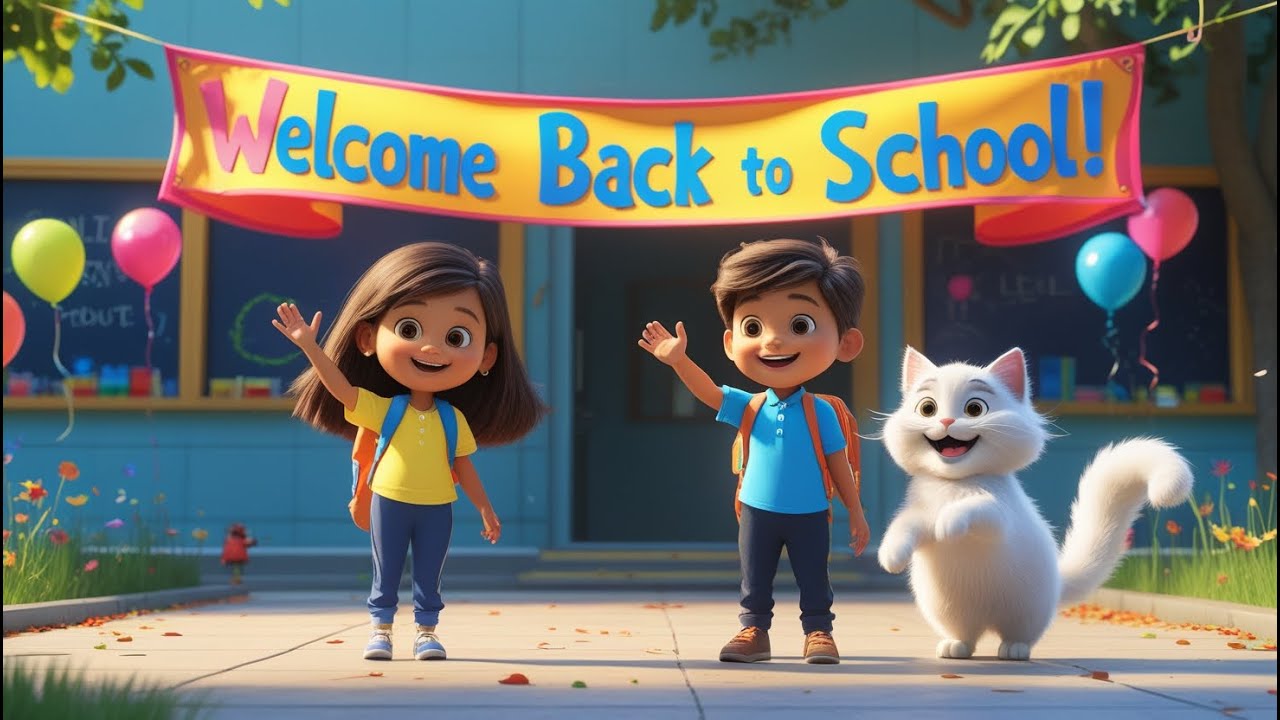 Back to School Song for Kids | Fun & Happy School Rhymes | Kids Song ...