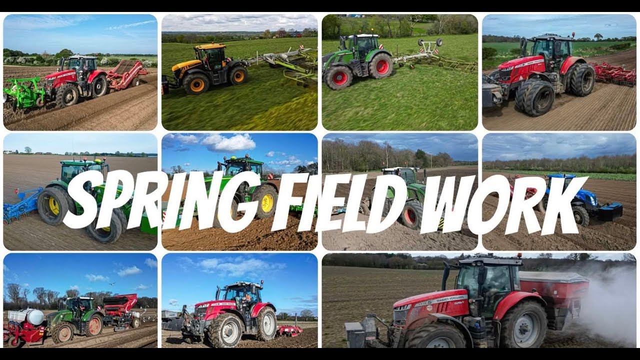 Spring Cultivations/Drilling/Chopping Grass!! - YouTube