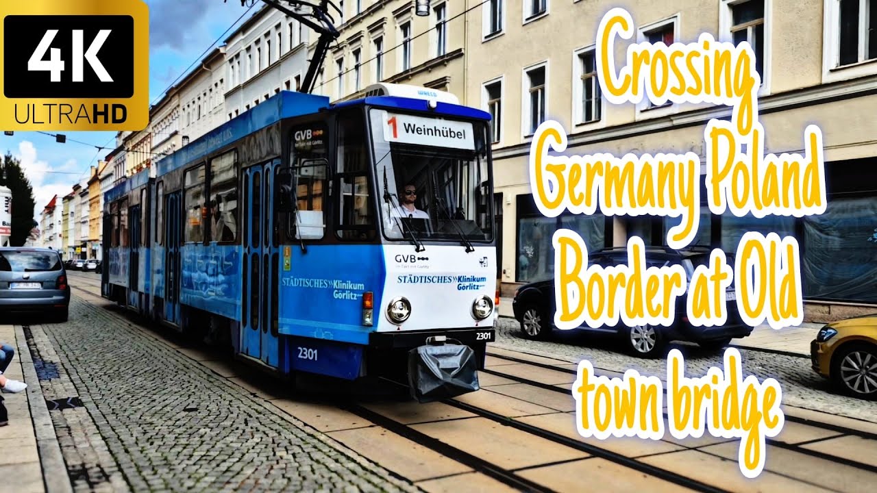 Crossing German-Poland 🇵🇱-🇩🇪 Border at Old Town Bridge 4K - YouTube