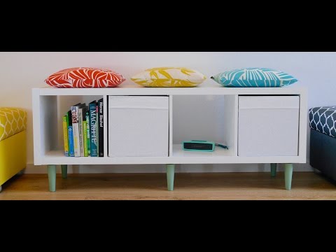 Making IKEA Hack Kallax Series Legheads Furniture legs Furniture risers (15 sec)