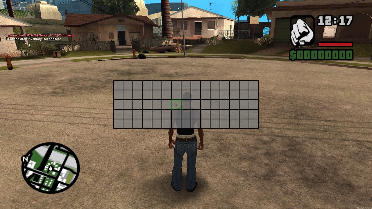 MTA SA | Drag-and-drop inventory, second test - YouTube
