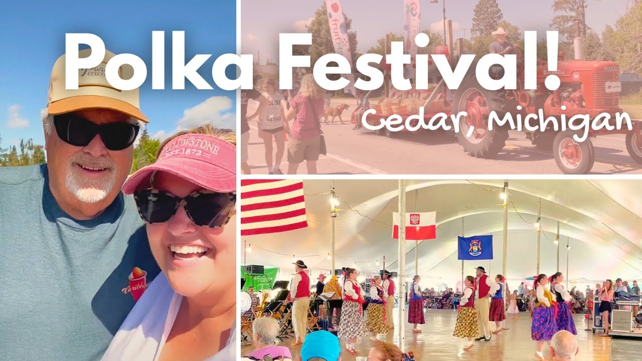 A Day at the Cedar, MI Polka Festival: Dancing, Food & Fun! - YouTube