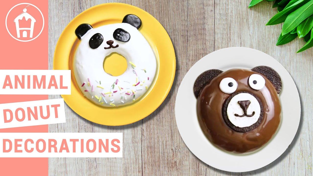 SUPER CUTE Animal Donut Decorating Ideas | DIY Doughnut Recipes - YouTube