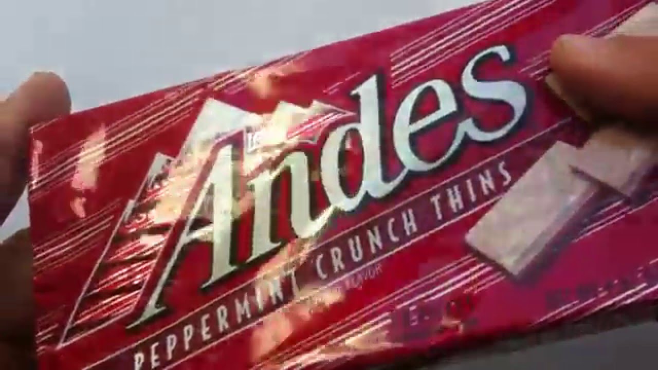 Andes Peppermint Crunch Thins review - YouTube
