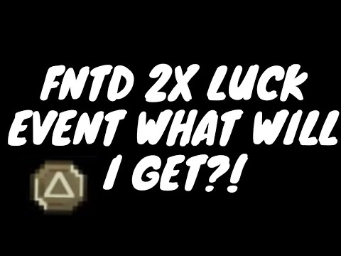Fntd 2x luck what will I get?! - YouTube