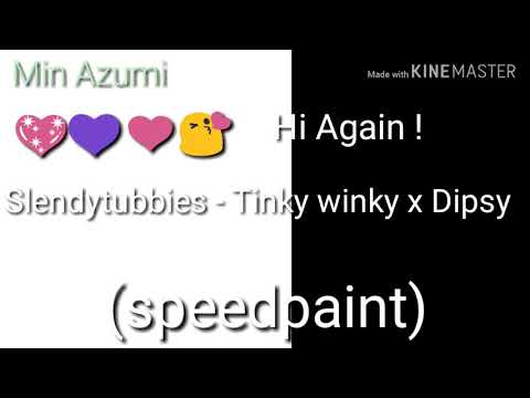 Slendytubbies - Tinky Winky X Dipsy (speedpaint)