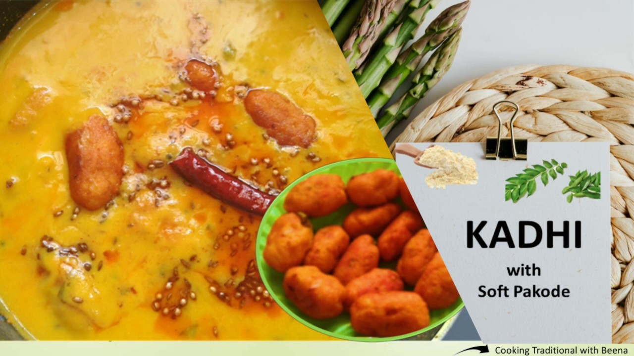 Khadi recipe-Uttarakhandi jholi/kadhi with pakoras (उत्तराखंडी झौली ...