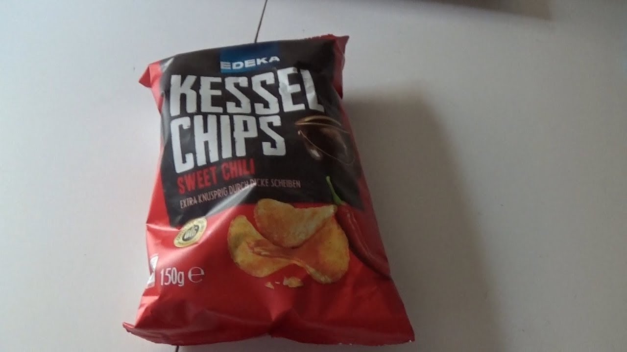 Edeka Kesselchips Sweet Chili - Test - YouTube