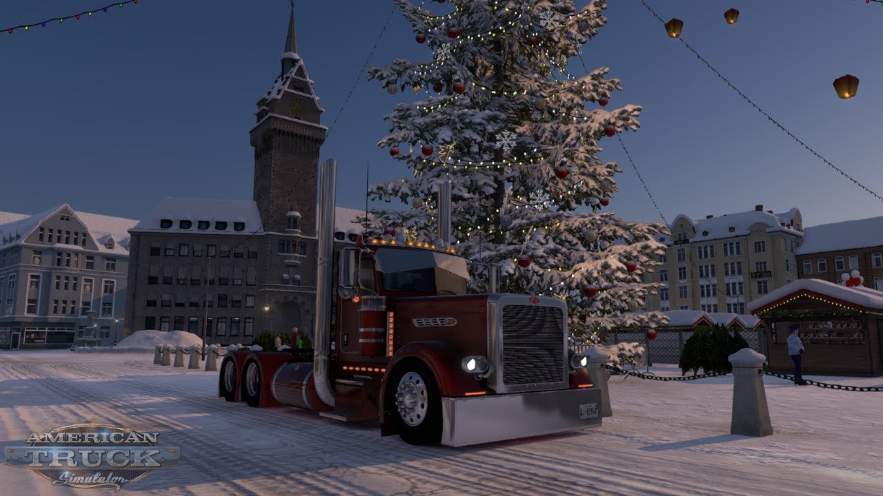 Peterbilt 389 | Delivering Christmas Beverages to the North Pole ...