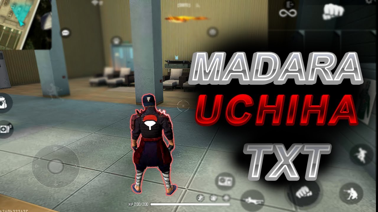 MADARA UCHIHA TEXTURA 3D FREE FIRE - YouTube