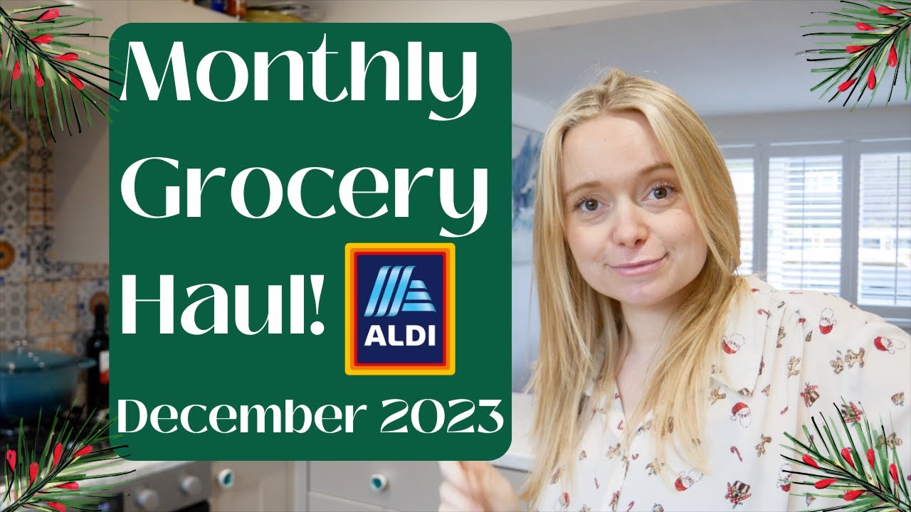December 2023 monthly grocery haul | everything we bought in December ...