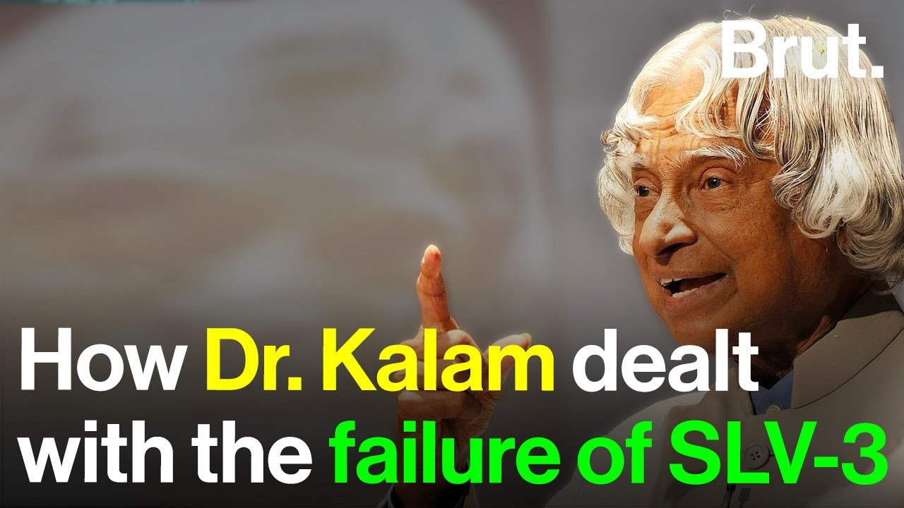 How Dr. Kalam dealt with the failure of SLV-3 - YouTube