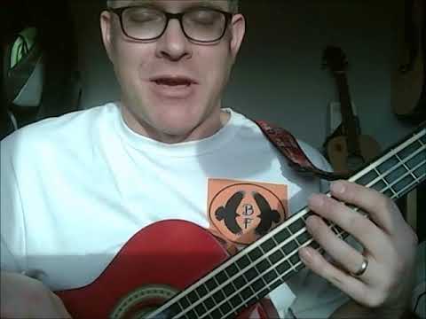 2 simple riffs on bass ukulele - YouTube