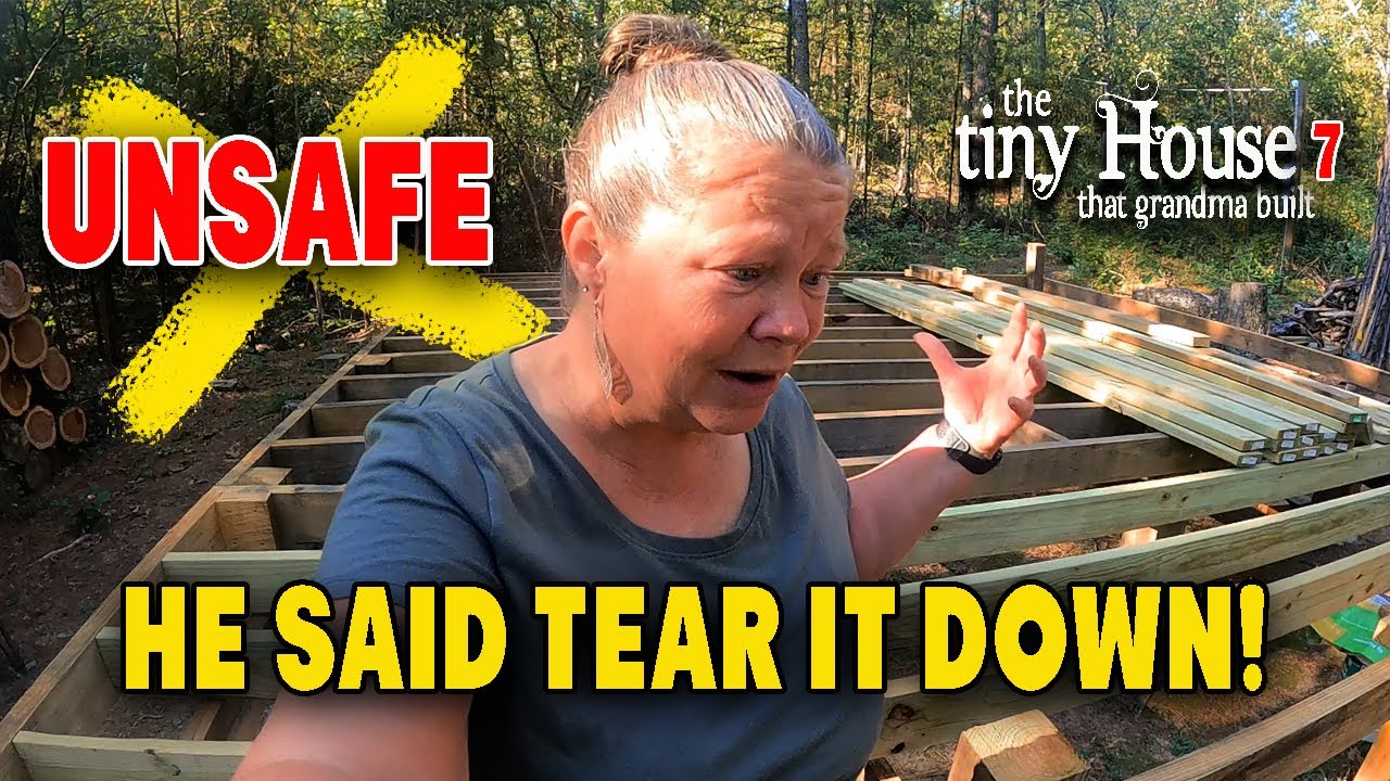 HE SAID TEAR IT DOWN, START OVER, Tiny House that Grandma Built, Single ...