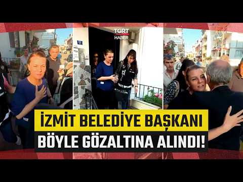 İzmit Belediye Başkanı Fatma Kaplan Hürriyet'in Gözaltına Alındığı Anların Görüntüsü Ortaya Çıktı!