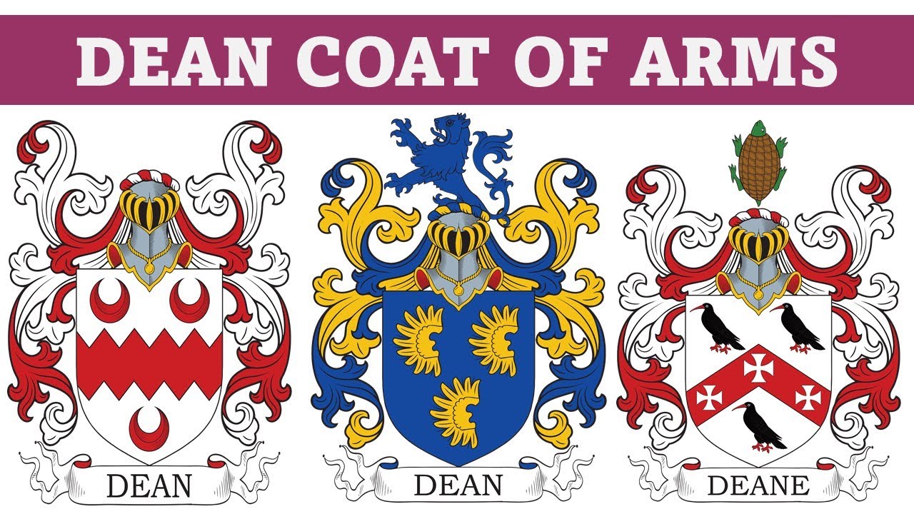 Dean Coat of Arms & Family Crest - Symbols, Bearers, History - YouTube