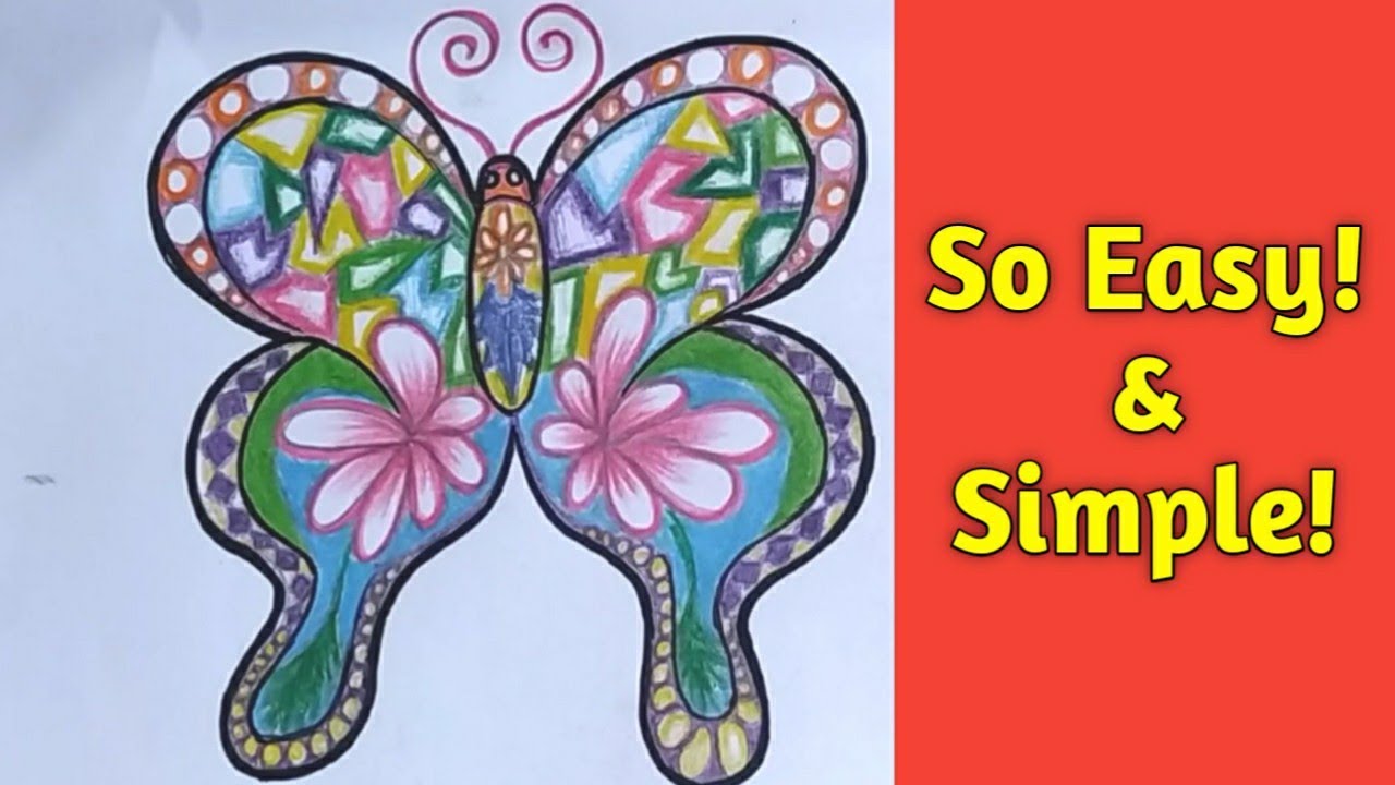 Very Easy & Simple | Decorative Butterfly - YouTube