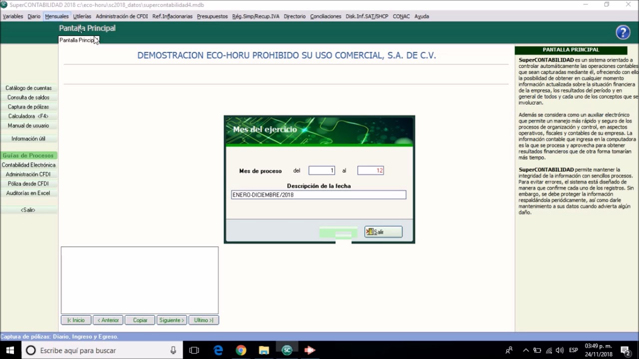 EXPLICACIÓN DE CONTENIDO DE SUPERCONTABILIDAD 2018 - YouTube