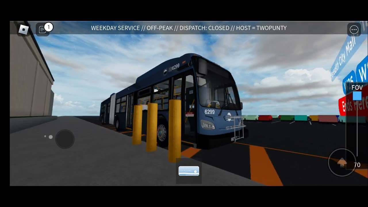 WTA Roblox: New Flyer XD60 2020 6299 On Route W82 SBS To Palisades Park ...