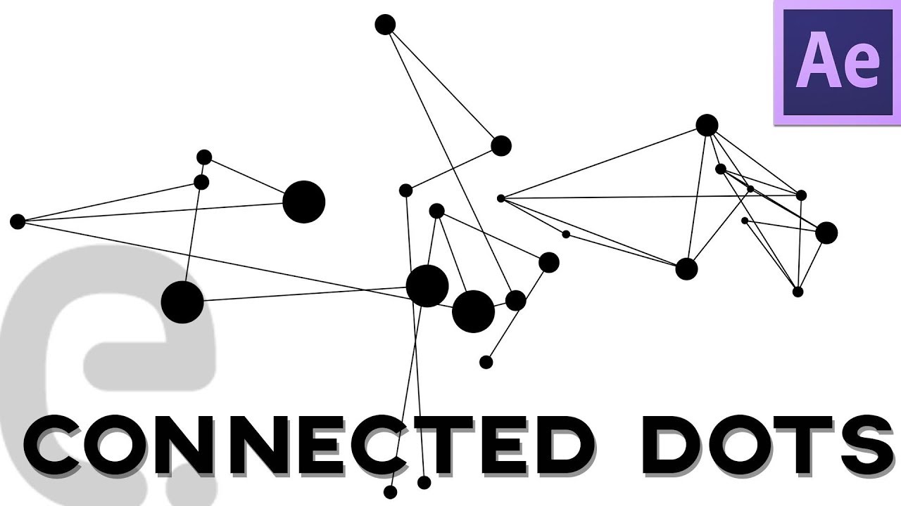 Connected Dots Network Nodes _ Motion Graphics After Effects Tutorial ...