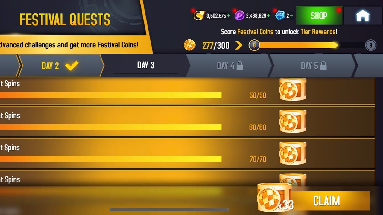 Asphalt 8, First Time Use Claim All Button 😁 - YouTube