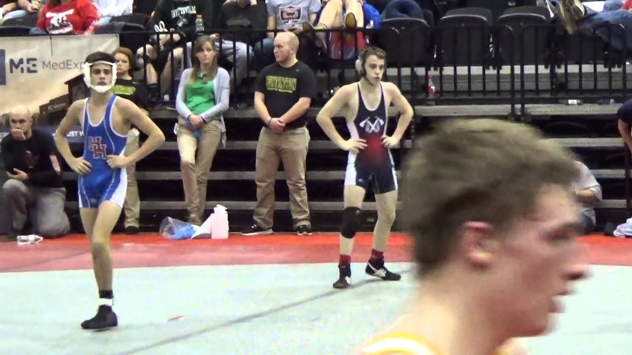 2016 2 25 Justin Stover 1 @ WV State Tournament - YouTube