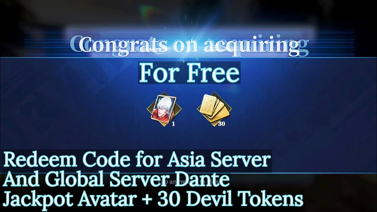 Devil May Cry Peak of Combat DMC POC | Redeem Code for Asia and Global ...