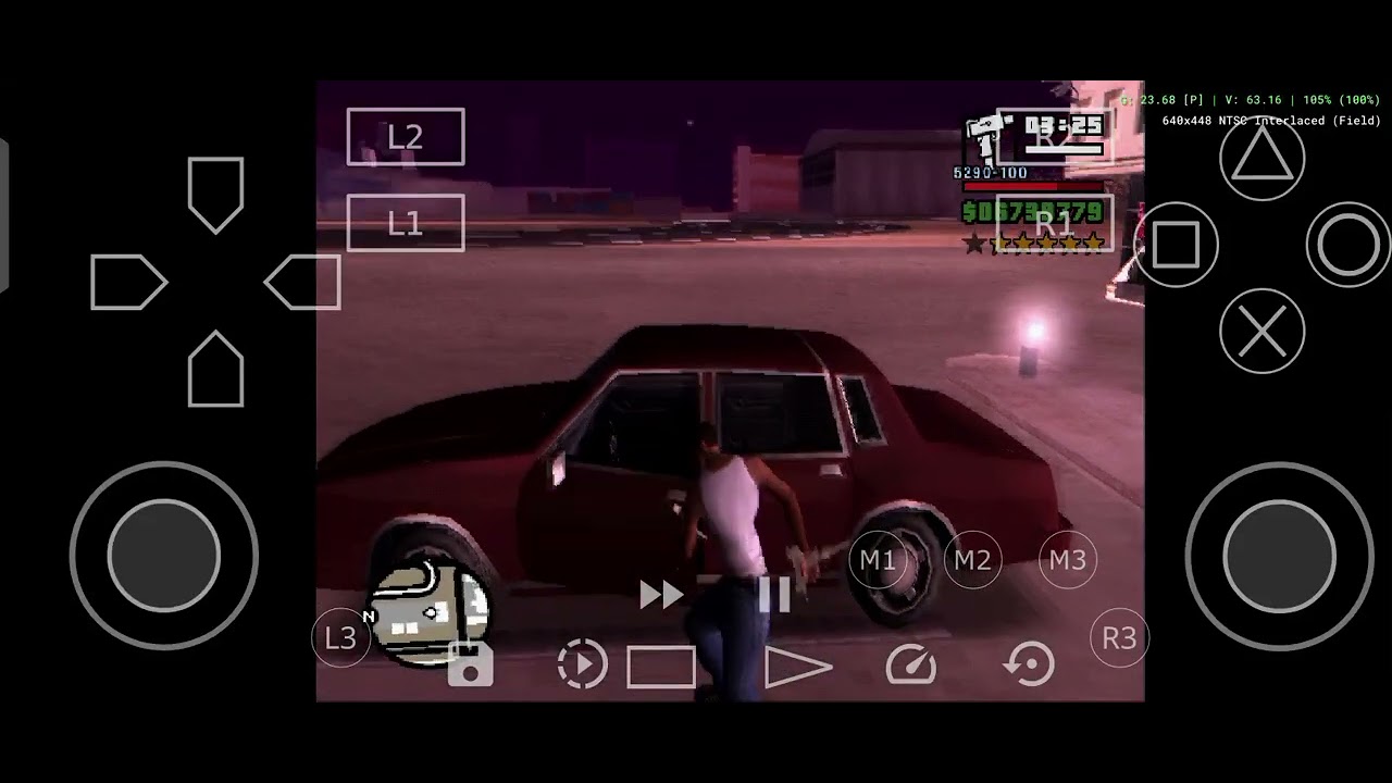 GTA San Andreas 6 Wanted Stars Level Rampage (AetherSX2) - YouTube