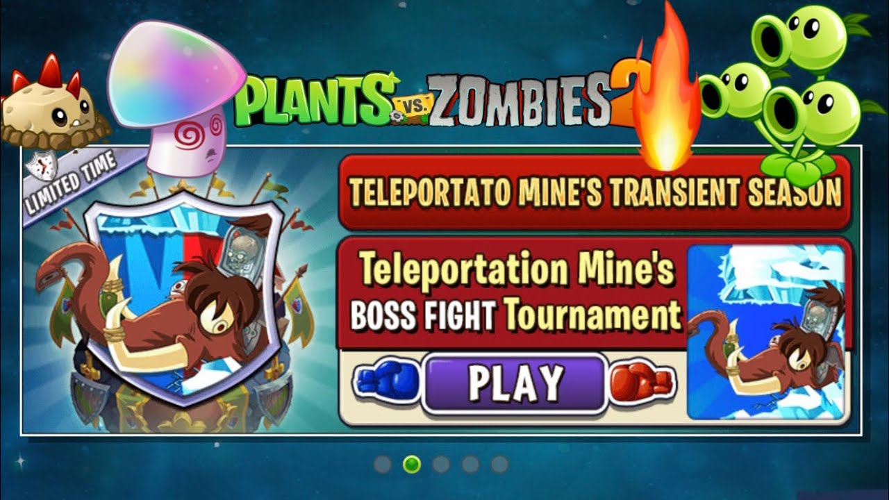 Plants vs Zombies 2 | Arena | Teleportato Mine’s Transient Season ...