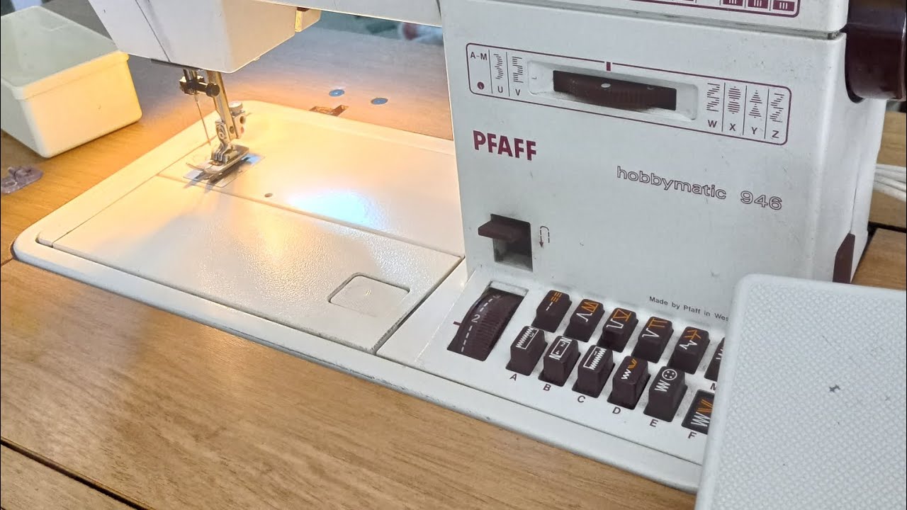 PFAFF hobbymatic 946 ️😎 - YouTube