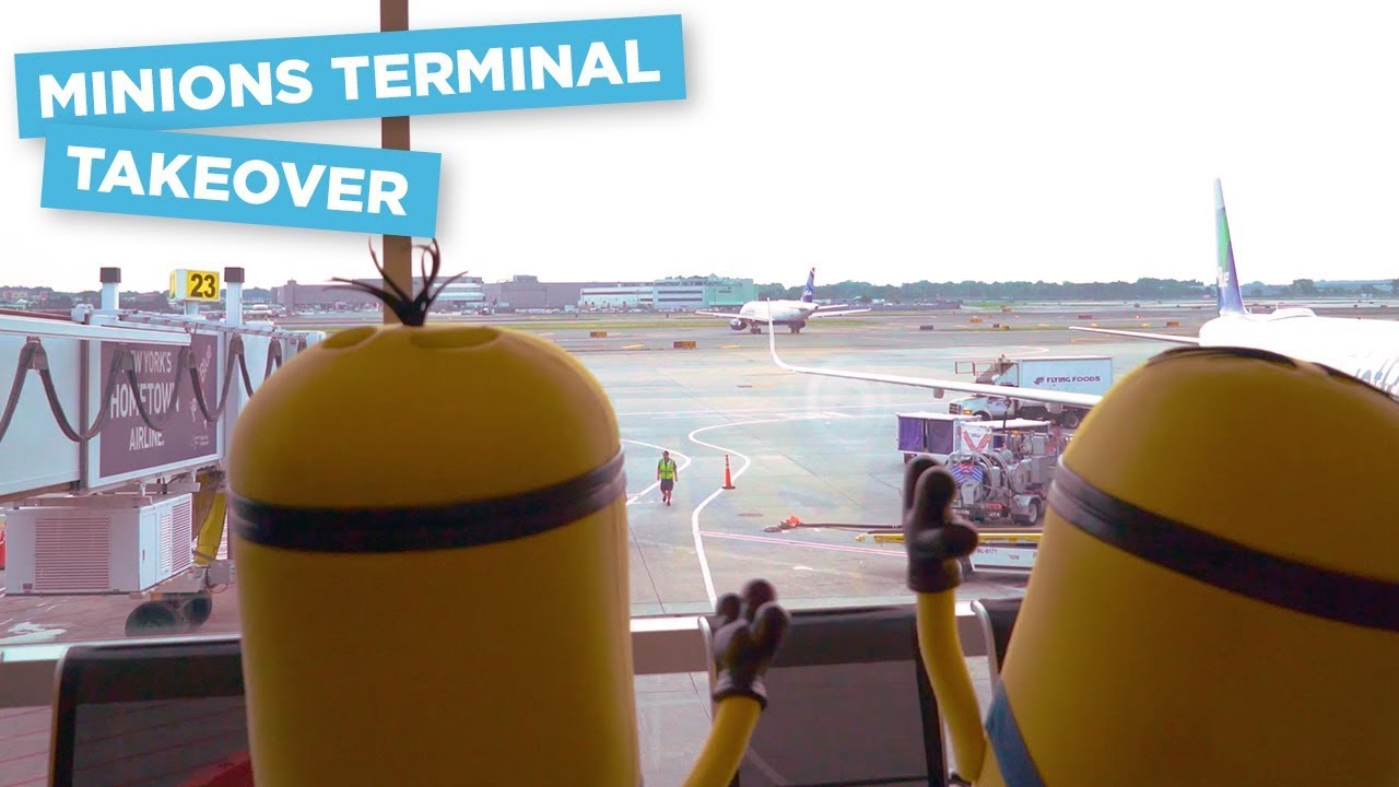 Minions Terminal Takeover With Universal Orlando Resort - YouTube
