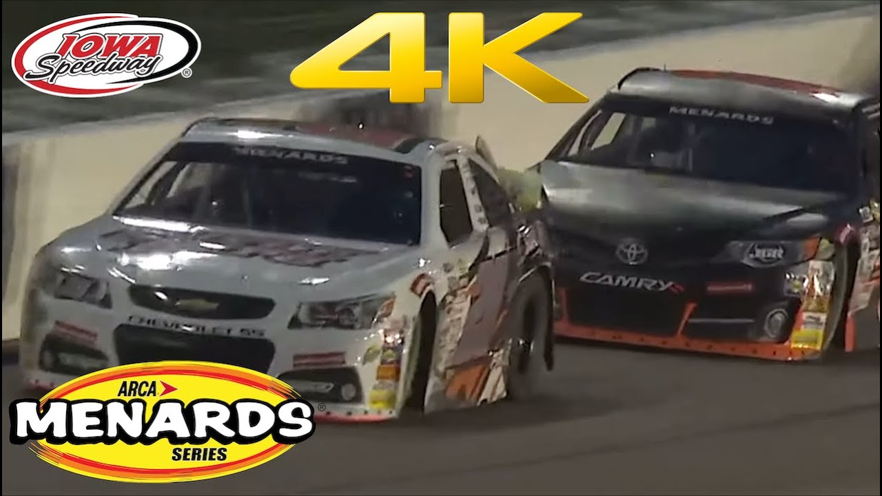 2024 ARCA Menards Series : Iowa Speedway HIGHLIGHTS (4K) - YouTube