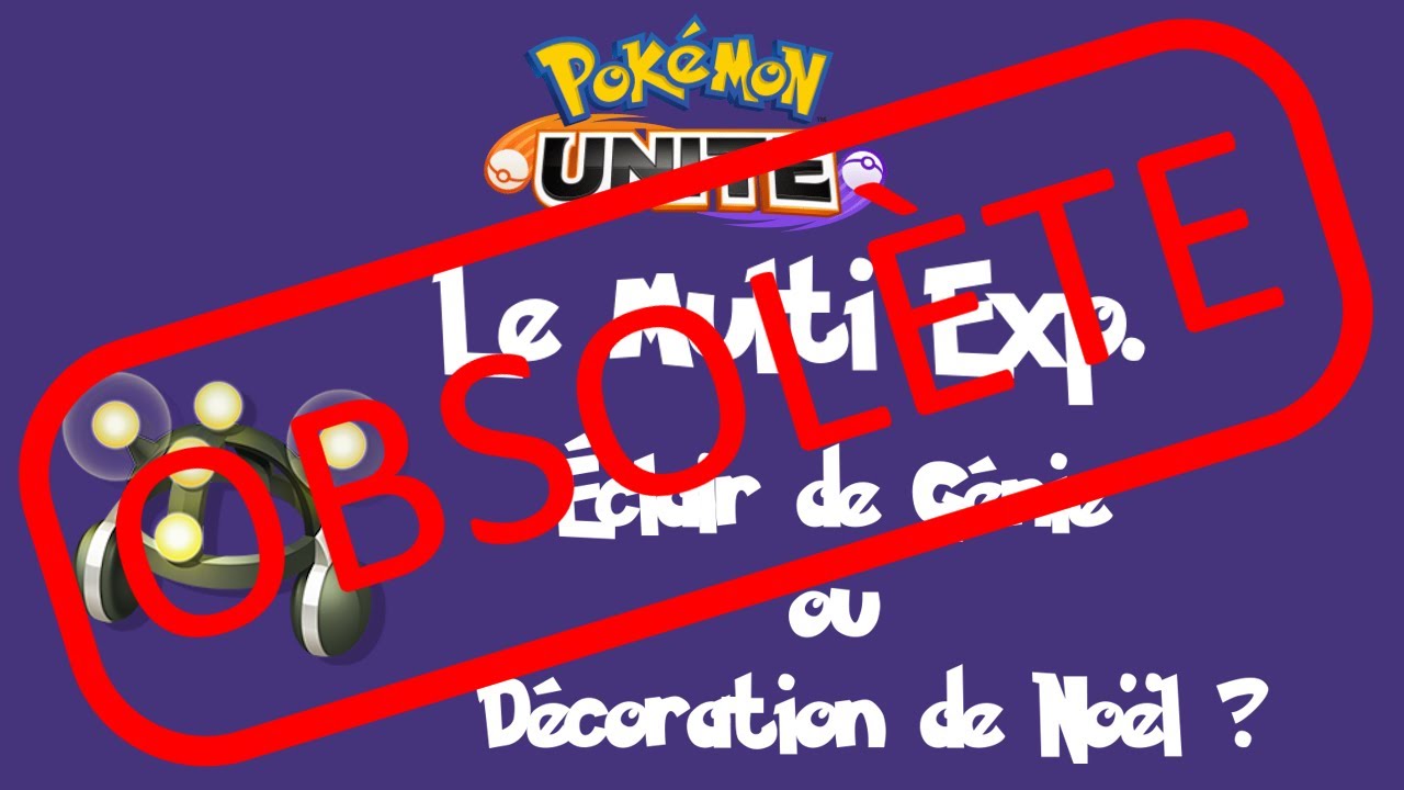 Le Multi Exp - Compendium des Objets Tenus - Pokémon Unite - YouTube