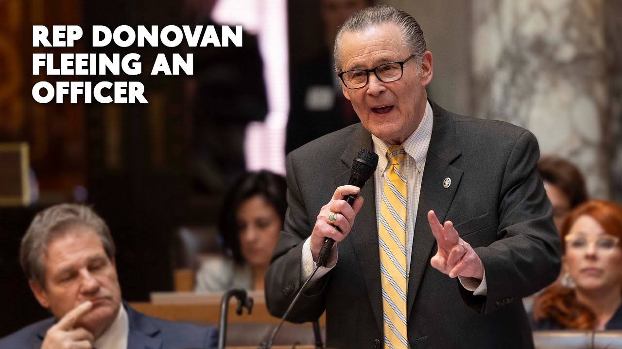 Rep Donovan Fleeing an Officer - YouTube