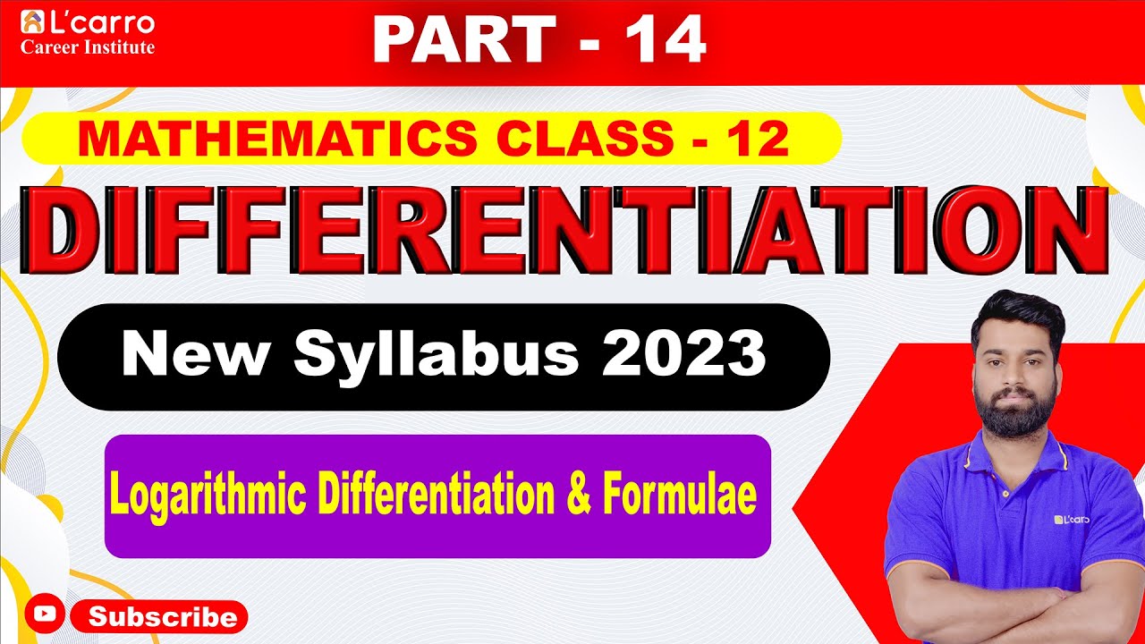 Maths Class - XII Differentiation PART - 14 / Learn India Everyday - YouTube