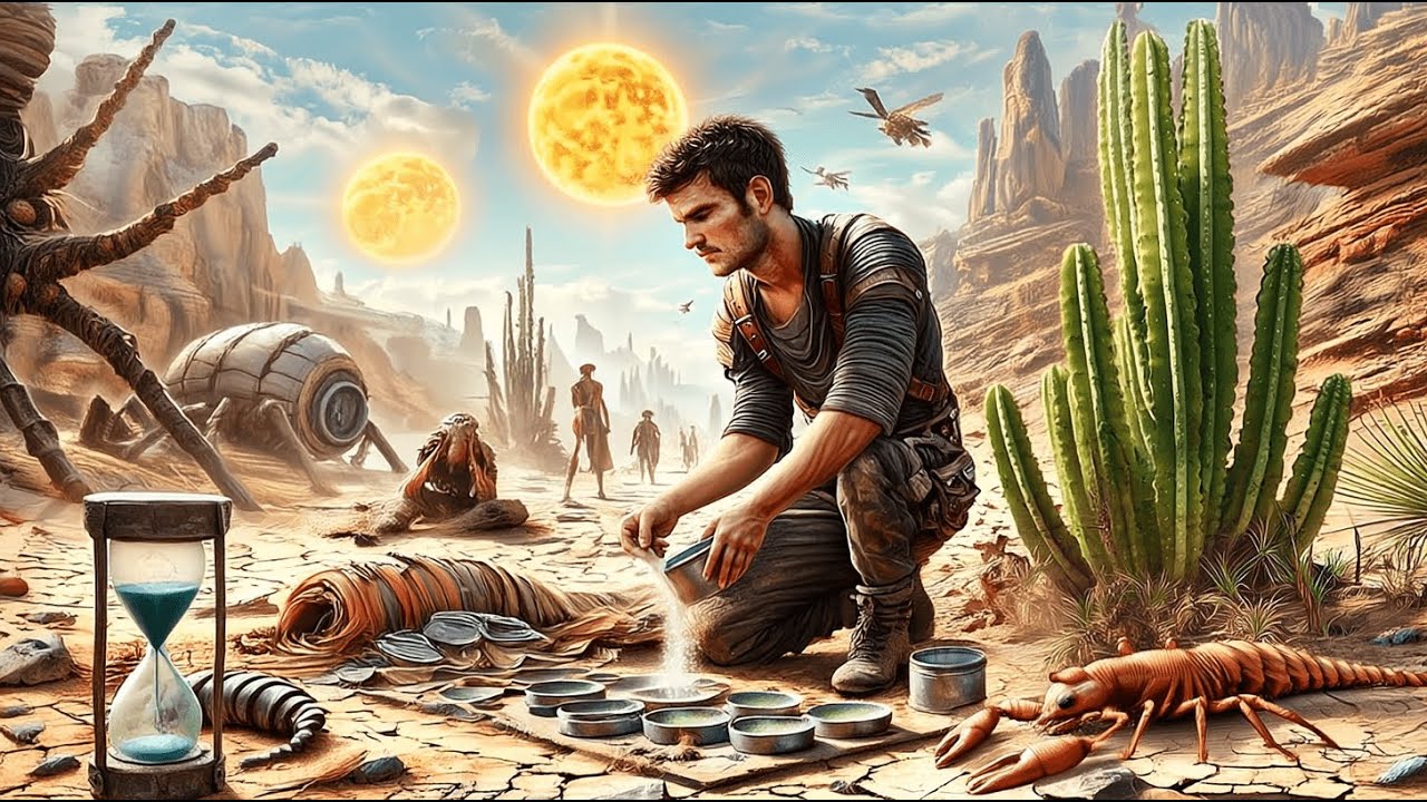 Stranded in the Desert, Aliens Panicked—The Human Just Filtered Water ...