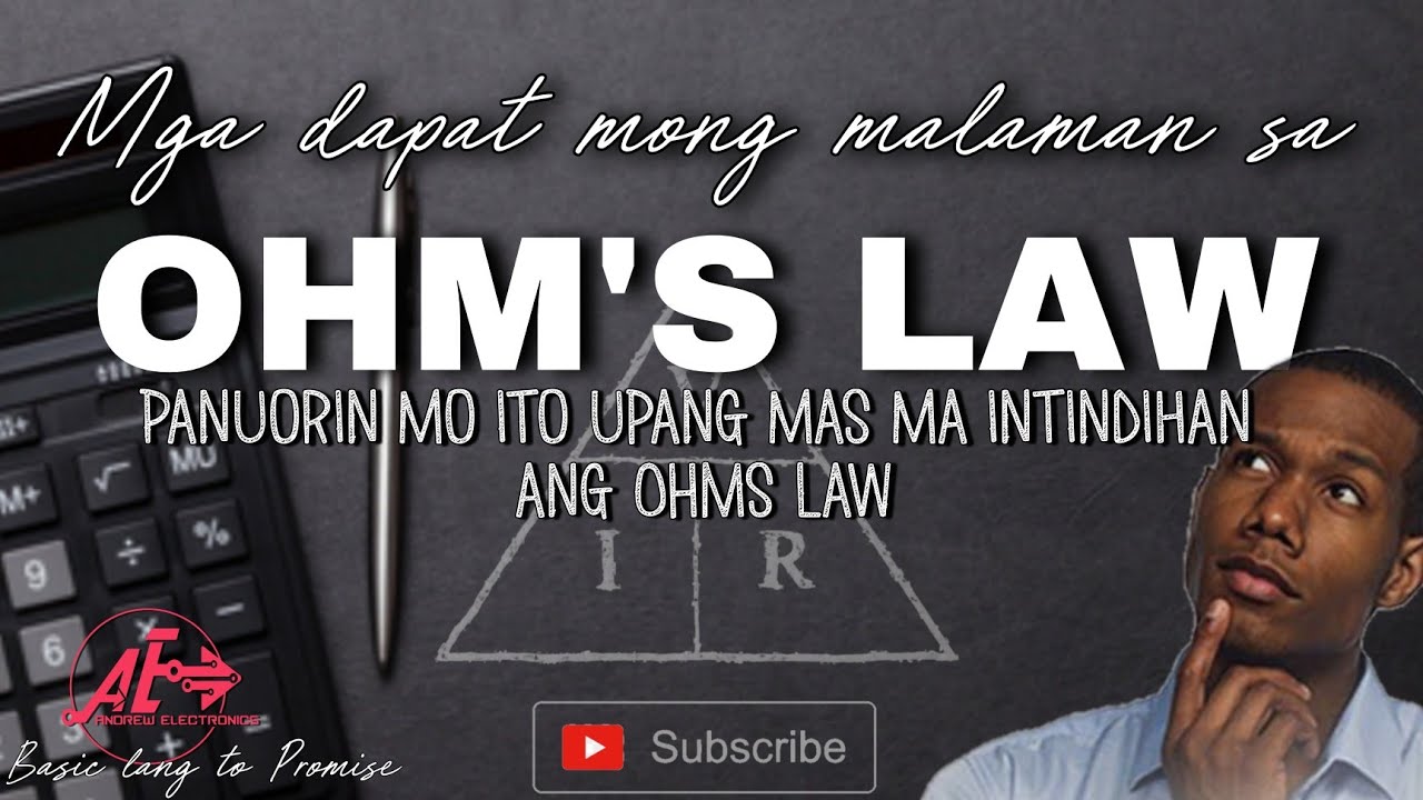 Ohms Law Tutorial |Tagalog - YouTube
