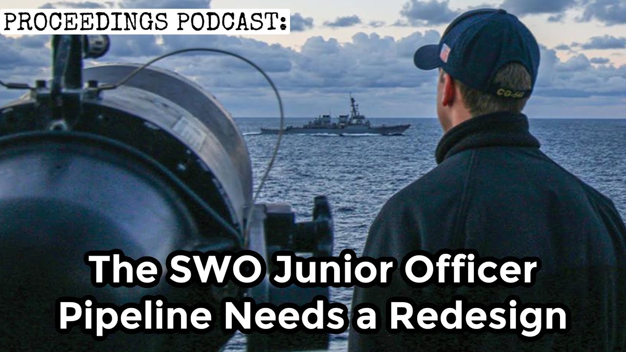 Redesign the SWO Junior Officer Pipeline - YouTube