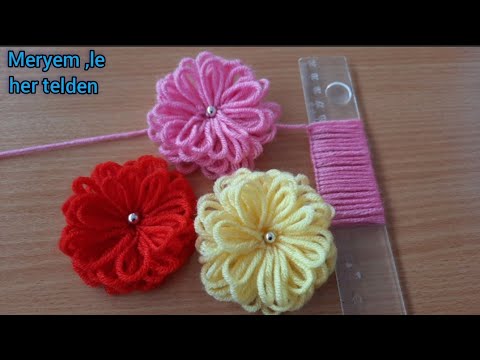 🥰CETVEL,le çiçek nasıl yapılır ✅