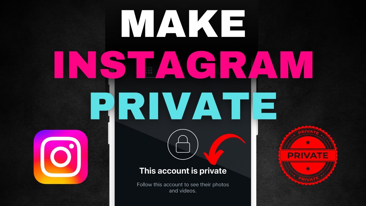 How to Make Your Instagram Account Private - YouTube
