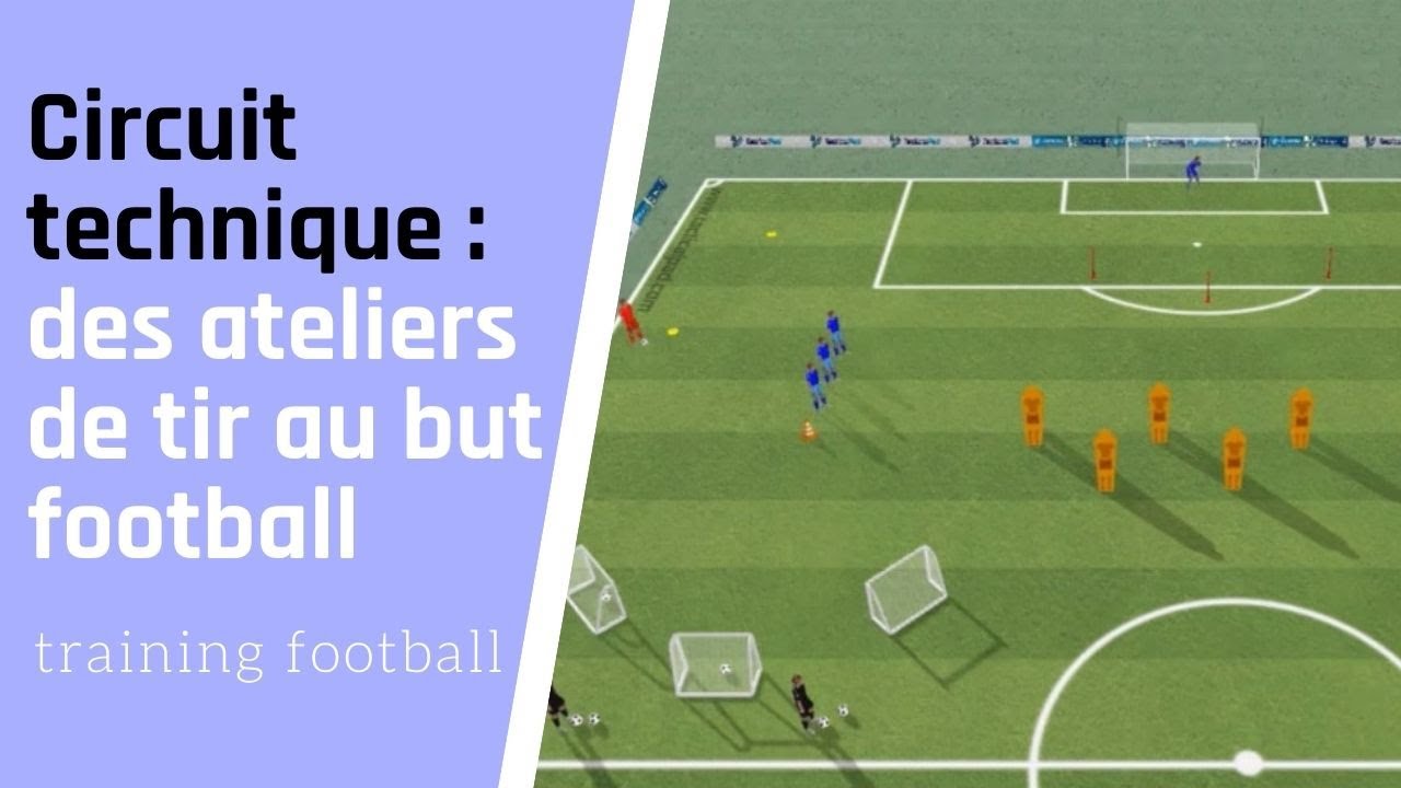 Circuit technique : des ateliers de tir au but football - YouTube