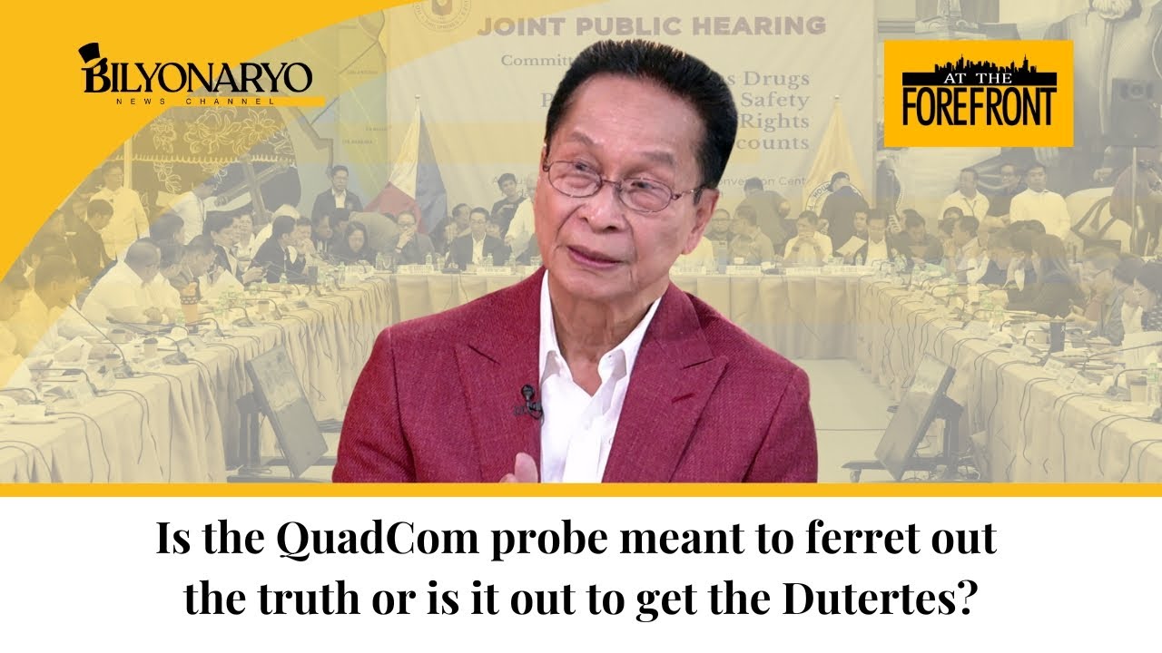 At The Forefront: The QuadCom probe: seeking the truth or demolishing ...