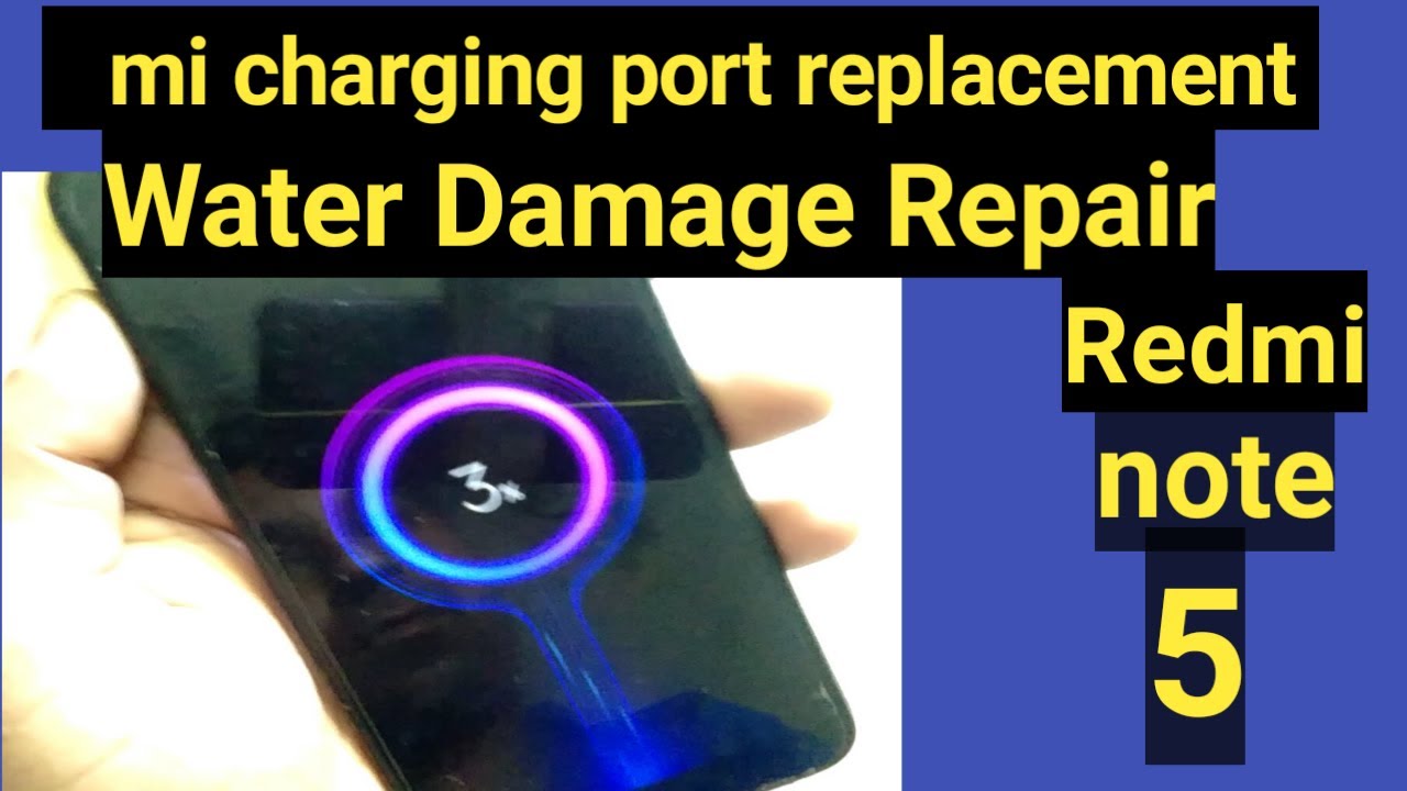 redmi note 5 charging port replacement water damage problem solution ...